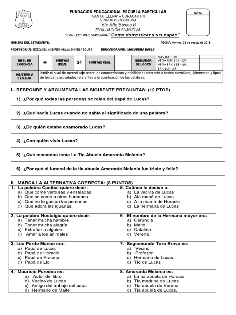 Prueba Libro - Como Domesticar A Tus Papas | PDF Prueba Libro - Como Domesticar A Tus Papas | PDF