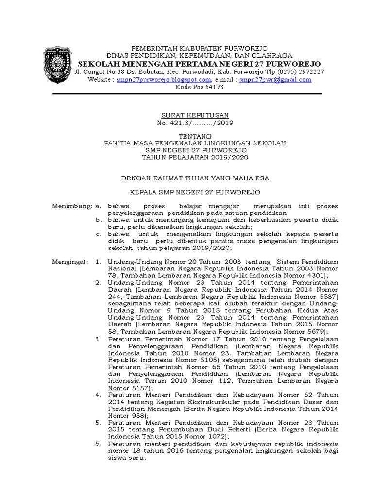 SK Panitia Mpls | PDF