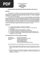 DepEd Intake Sheet for Child Protection | PDF