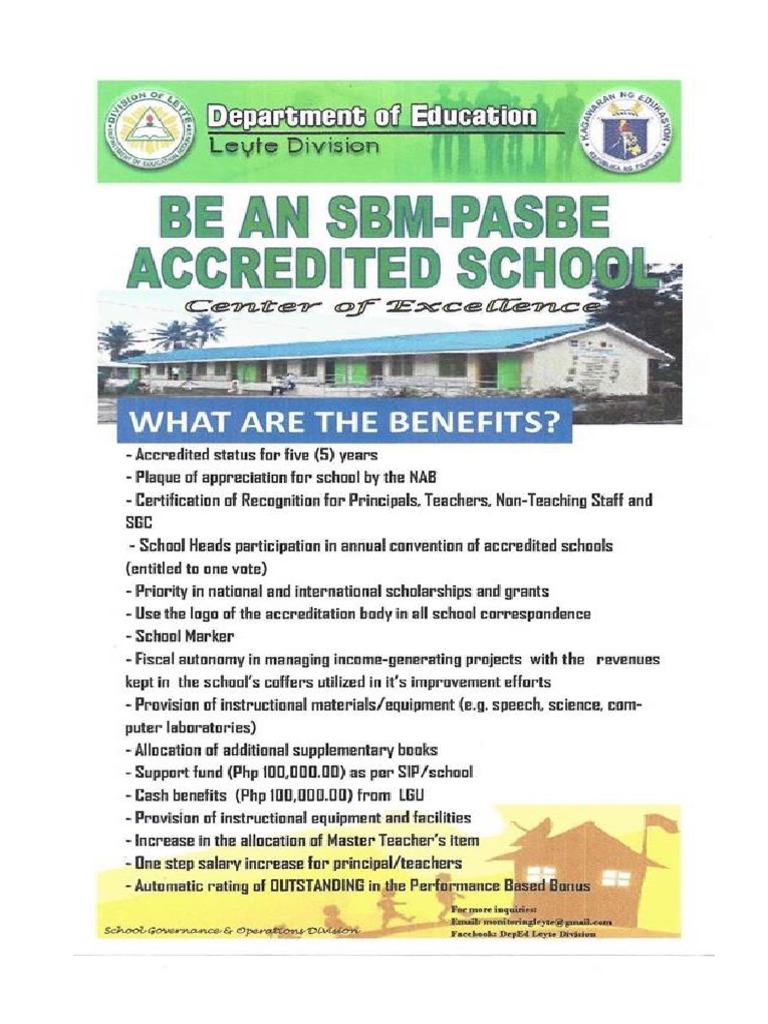 Sbm Pasbe Benefits