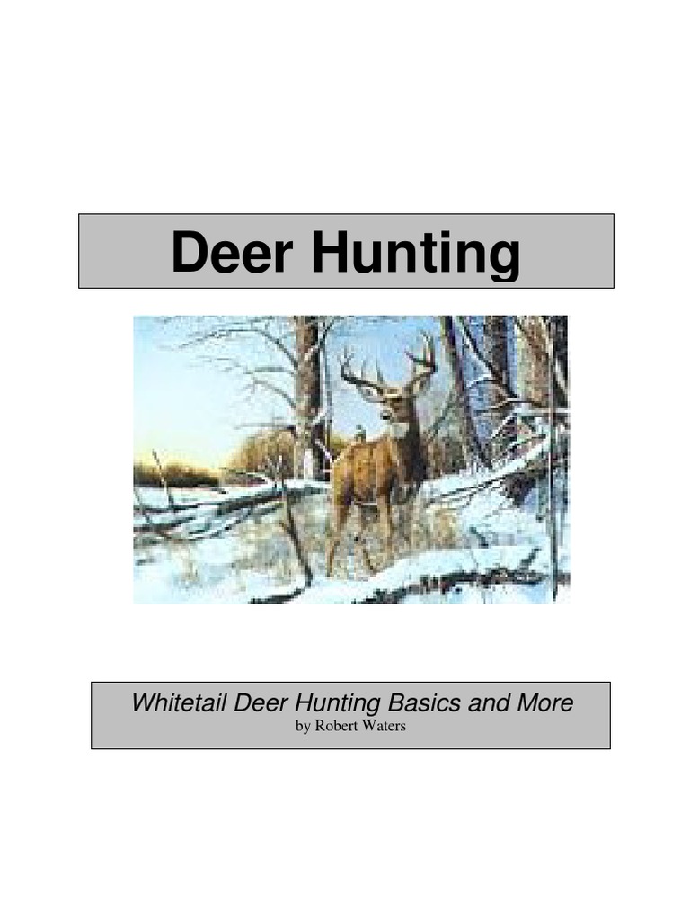 Whitetail Deer Hunting | PDF | Archery | Rifle
