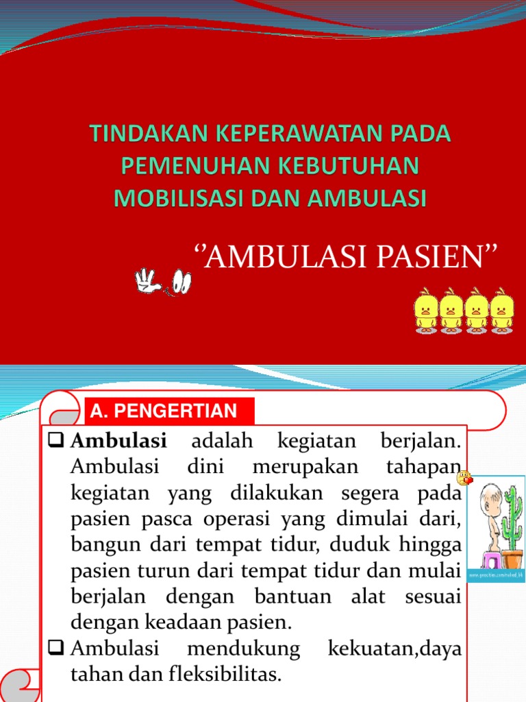 Panduan Ambulasi Pasien Pasca Operasi | PDF