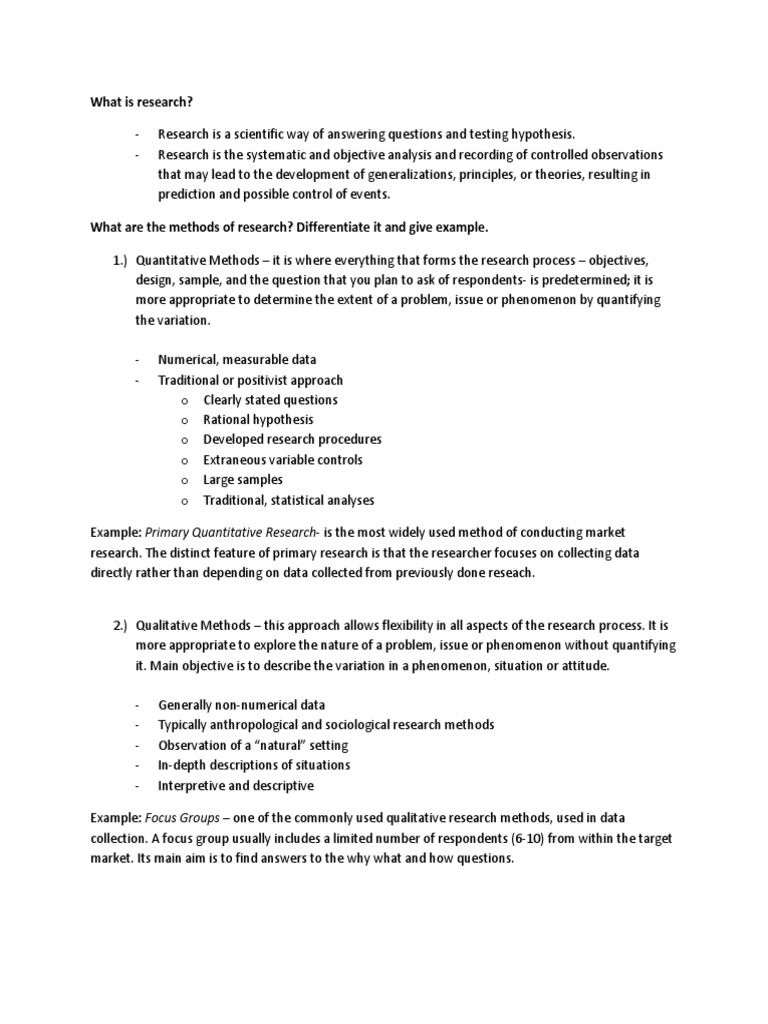Understanding Research Methods Explained | PDF | Scientific Method ...