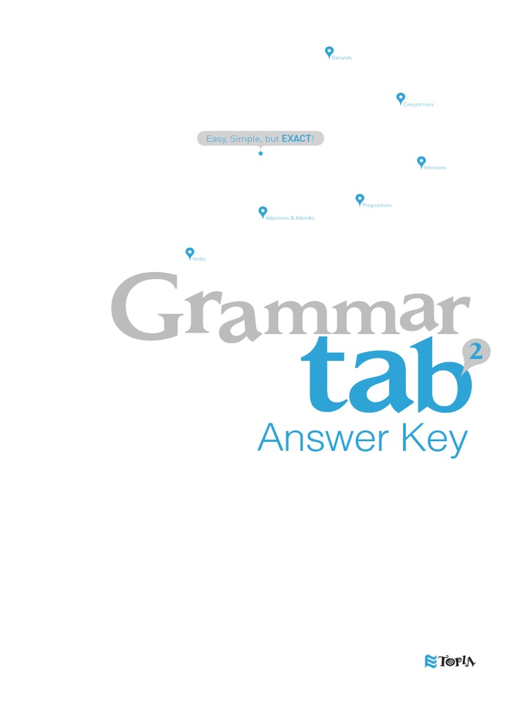Answer Key: Easy, Simple, But EXACT! | PDF | Syntax | Grammar