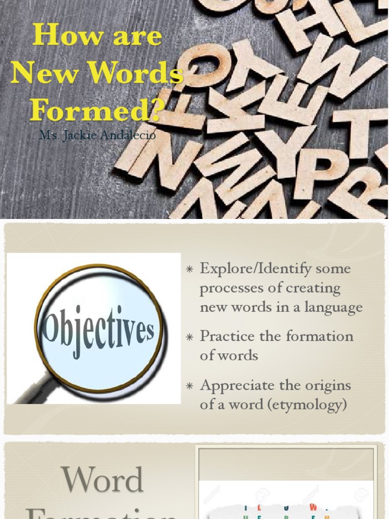 Word Formation Processes | Download Free PDF | Acronym | Word