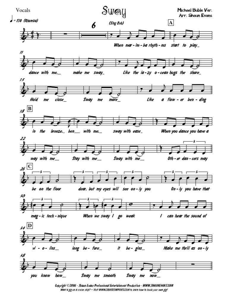 Sway PDF | PDF | Music Industry | Sound Production