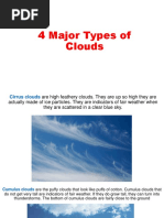 Different Types of Clouds | PDF | Cloud | Sky