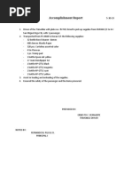 Liquidation Report Template - 001 | PDF | Market (Economics) | Trade