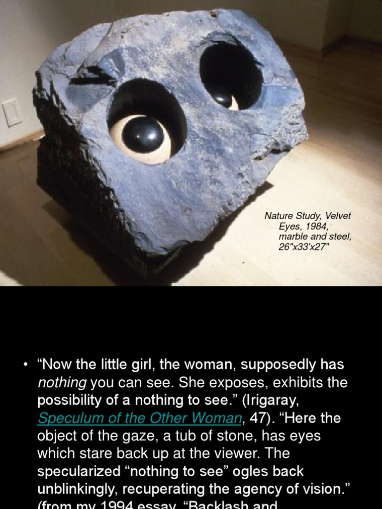 Nature Study, Velvet Eyes, 1984, Marble and Steel, 26"x33'x27" | PDF ...