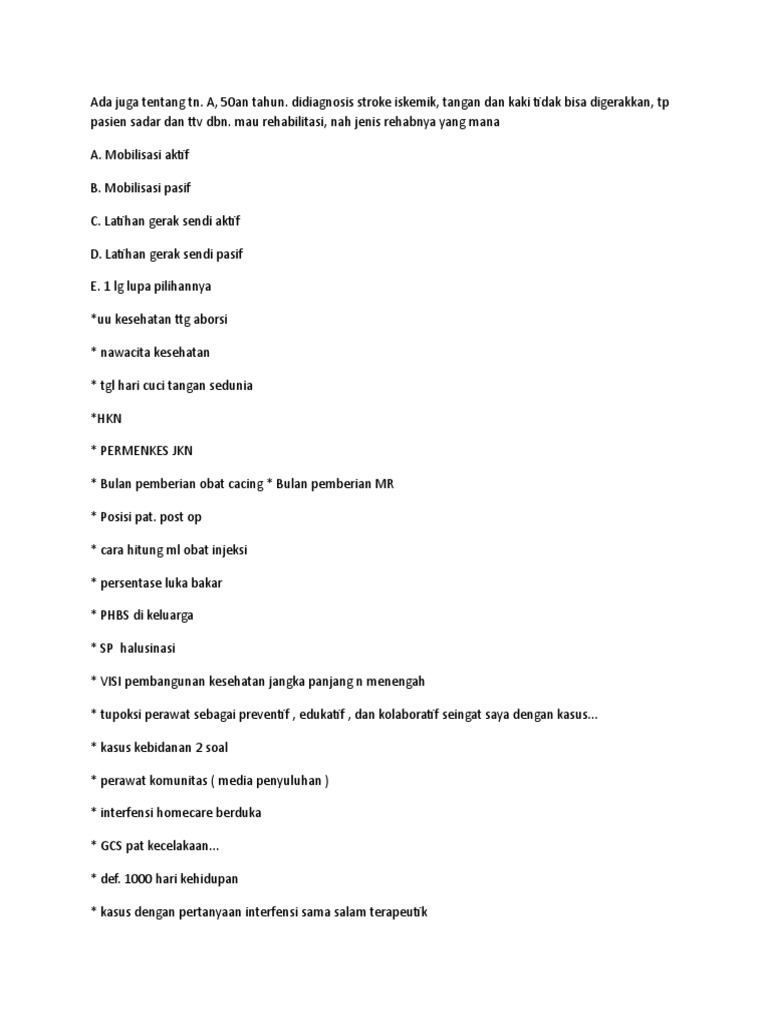 Soal Soal SKB Cpns 2018 | PDF