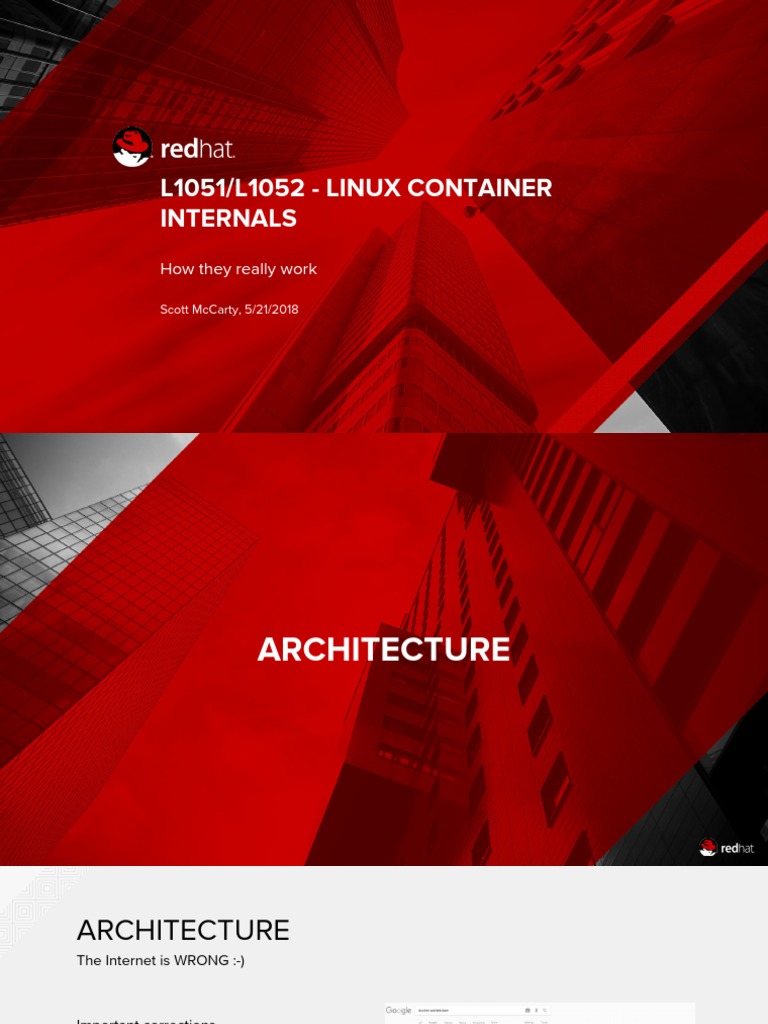 Container Internals Lab Presentation | PDF | Linux | Information Technology
