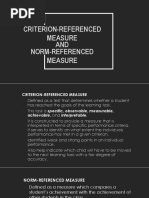 Lesson 7 - Norm and Criterion-Referenced Test | PDF | Test (Assessment ...