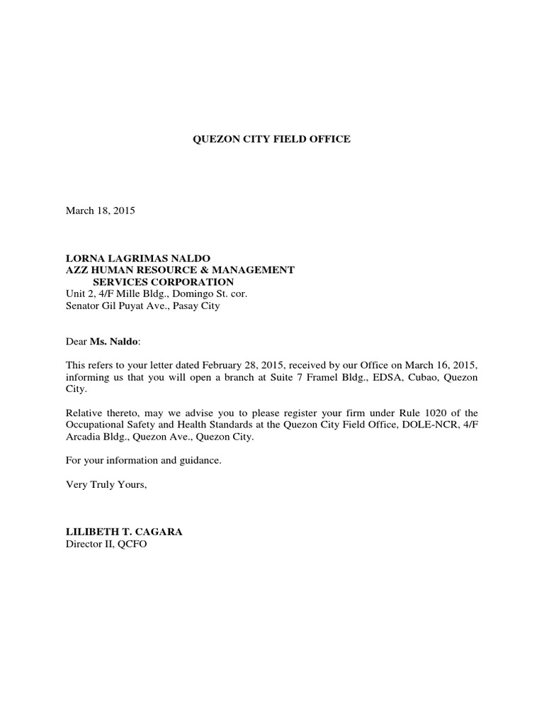 Letter To 1020 | PDF