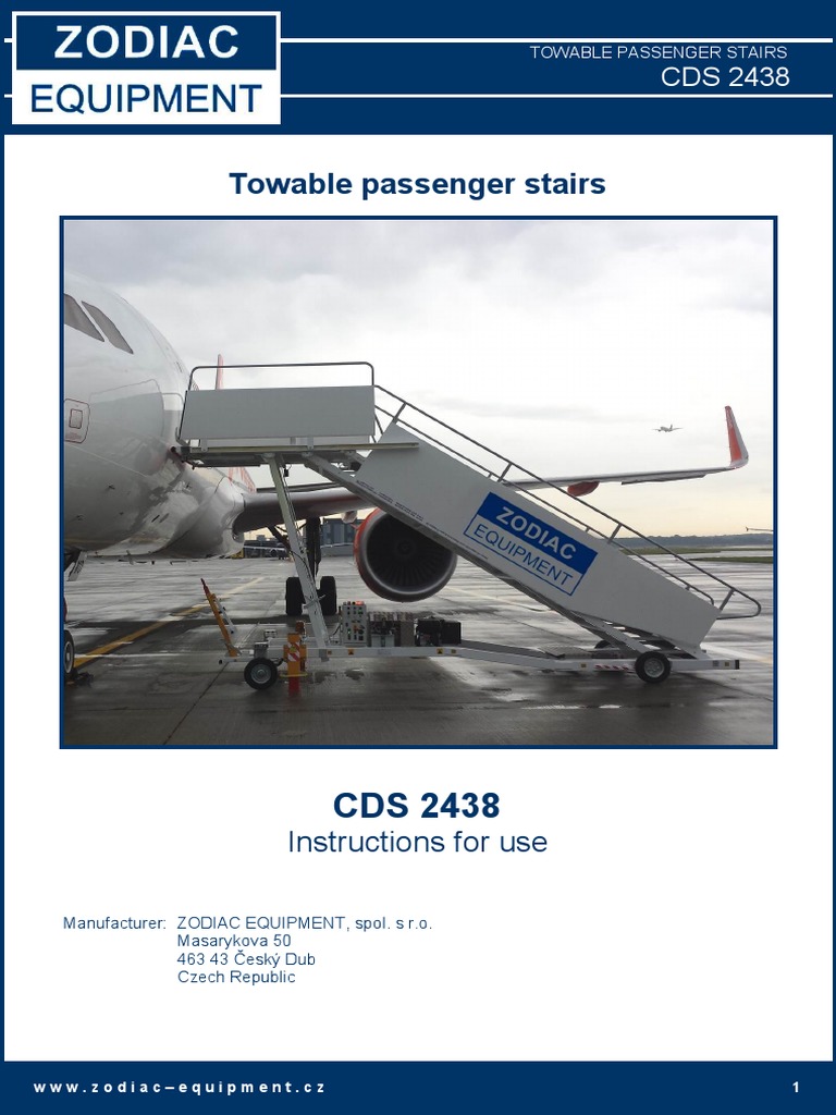 Towable Passenger Stairs CDS 2438 Guide | PDF | Elevator | Stairs