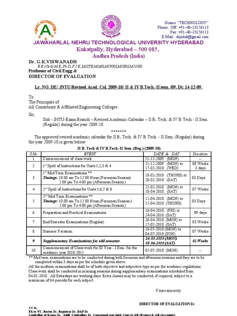 Revised Acad Cal | PDF | Academic Term | Educational Stages