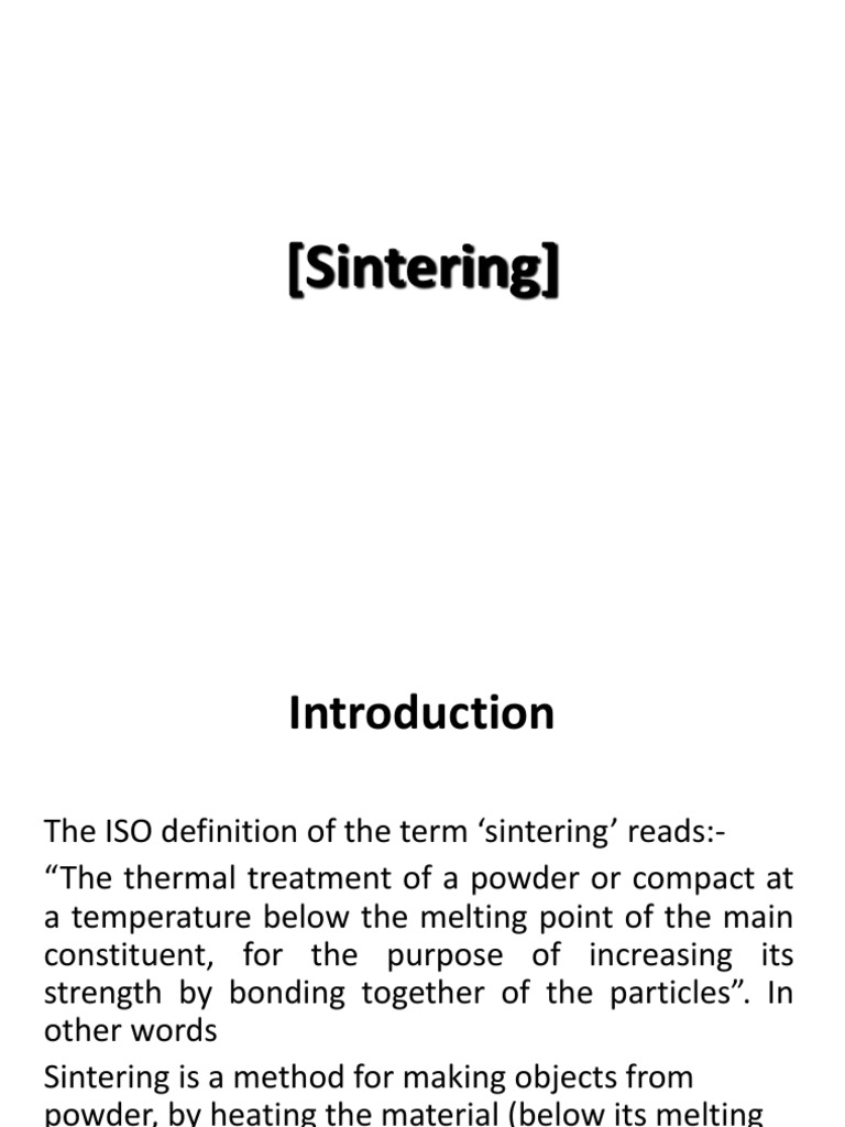 2 Sintering | PDF | Sintering | Chemical Engineering