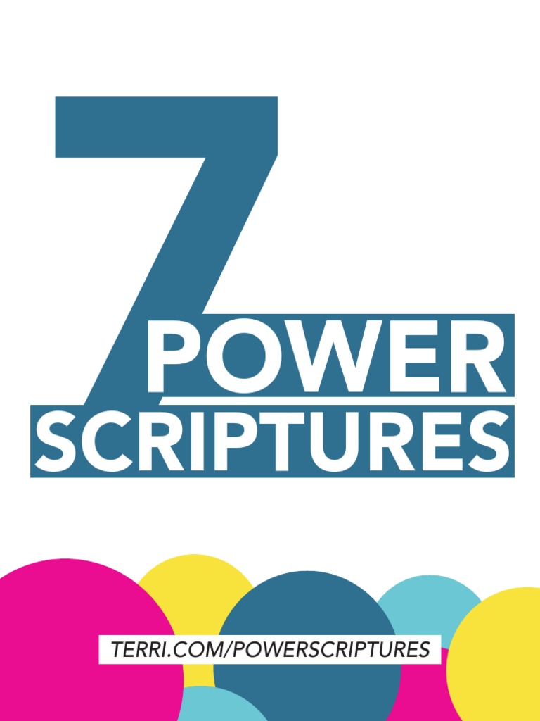 7 Power Scriptures | PDF