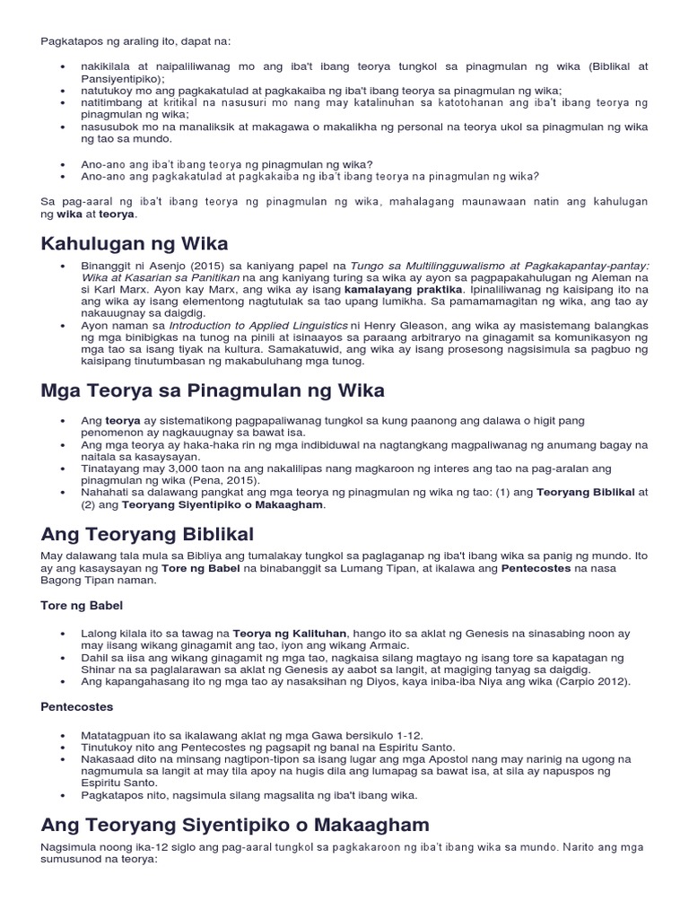 Pananaliksik Sa Pilipino Pdf