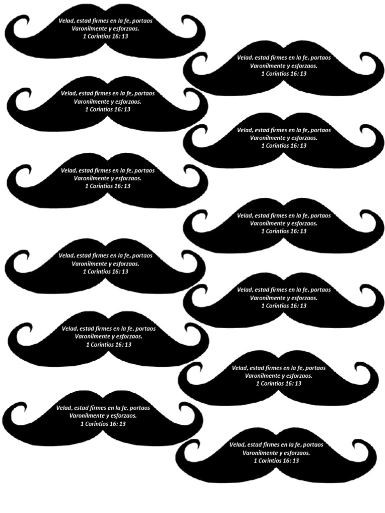 Plantilla Bigote | PDF