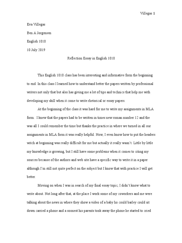 Summative Metacommentary in English 1010 | PDF | Human Communication ...