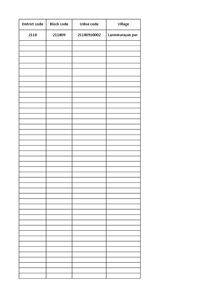 School Data Template | PDF