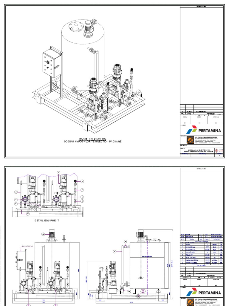 Sodium Hypochlorite System Plan | PDF