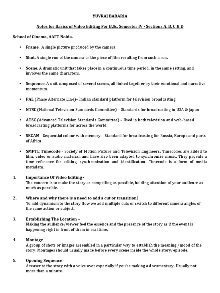 Essential Techniques for Effective Video Editing: A Comprehensive Guide ...