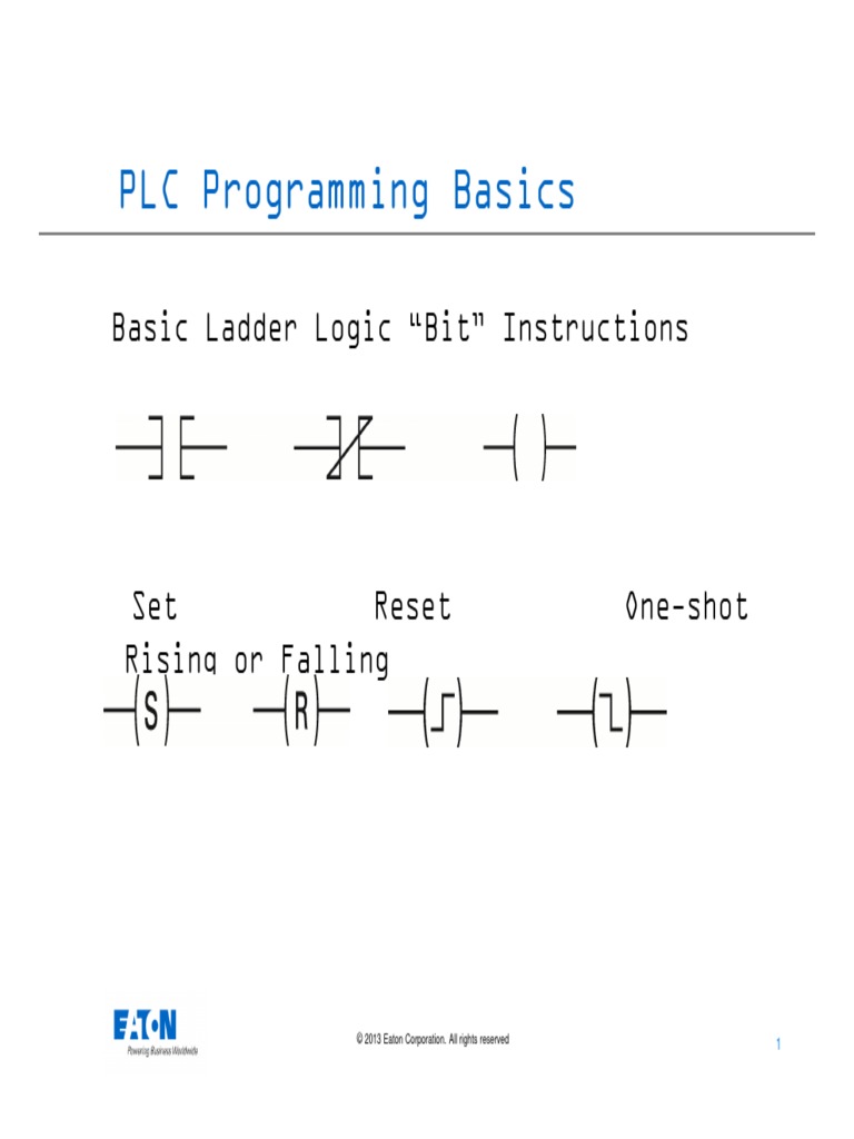Plc Basic Programming Pdf Programmable Logic Controller Computer
