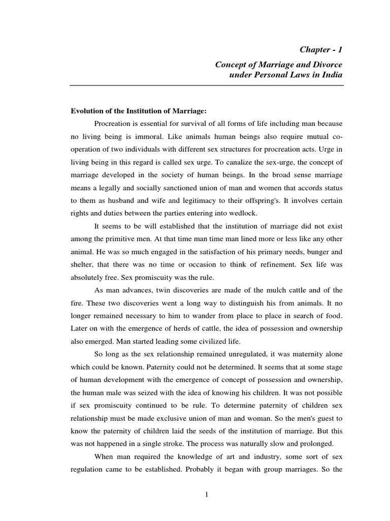 Concept Of Divorce Pdf Marriage Catholic Church