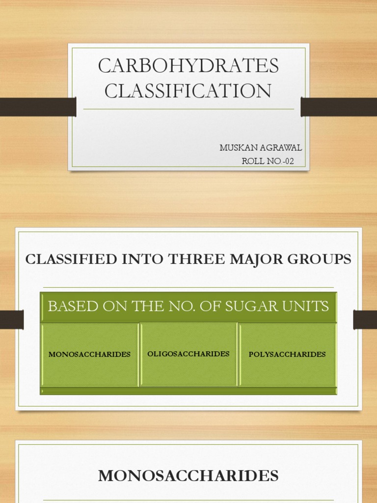 Carbohydrates Classification | PDF