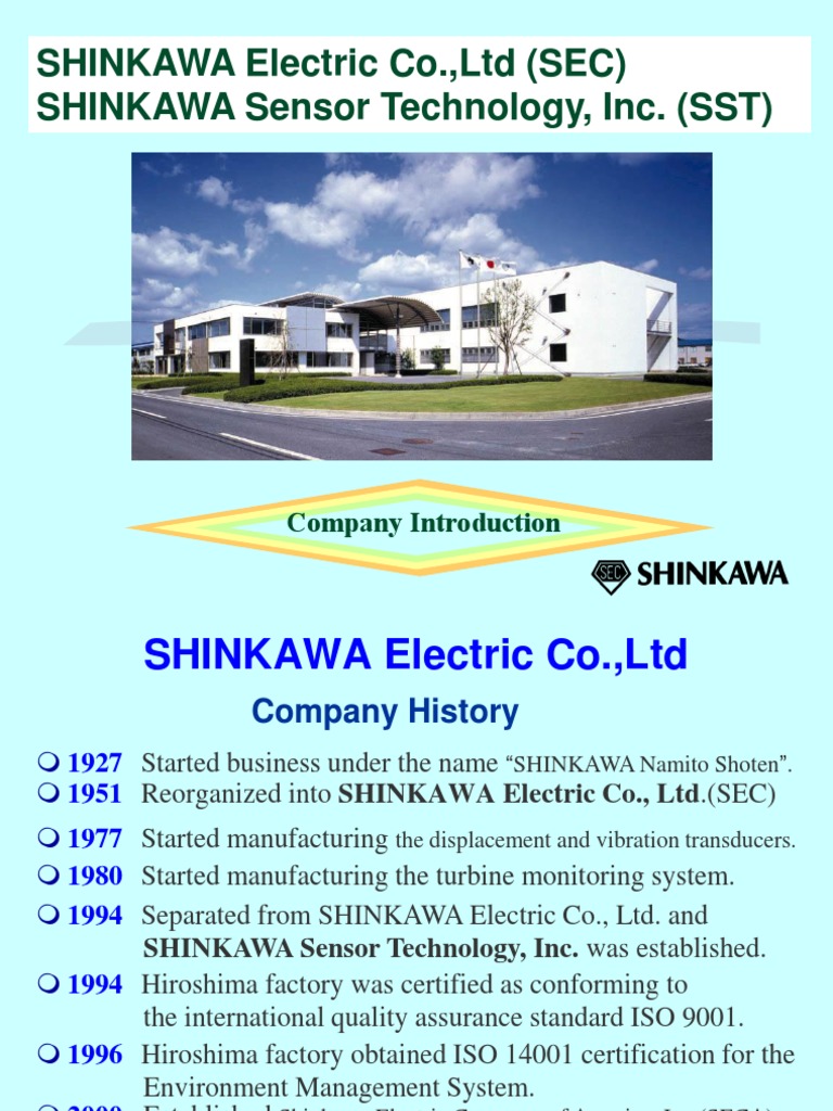 A Comprehensive Overview of SHINKAWA Electric Co.,Ltd and SHINKAWA ...
