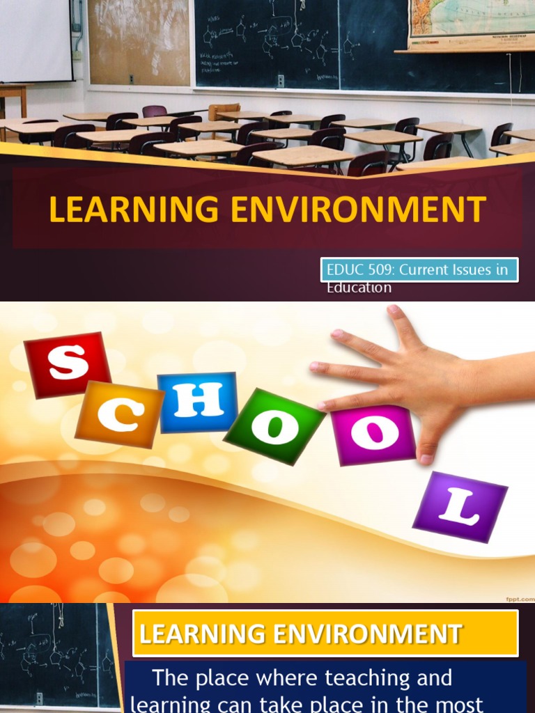 EDUC 509 Learning Environment | PDF | Classroom | Learning