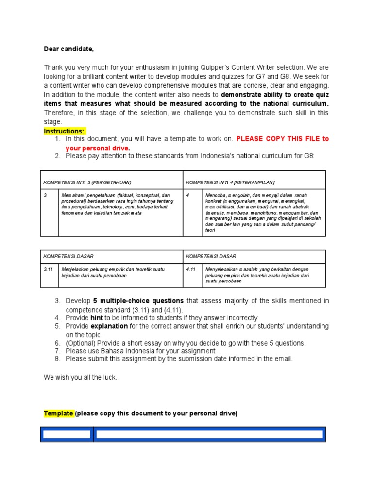Template Mathematics Assignment Pdf Communication Cognition