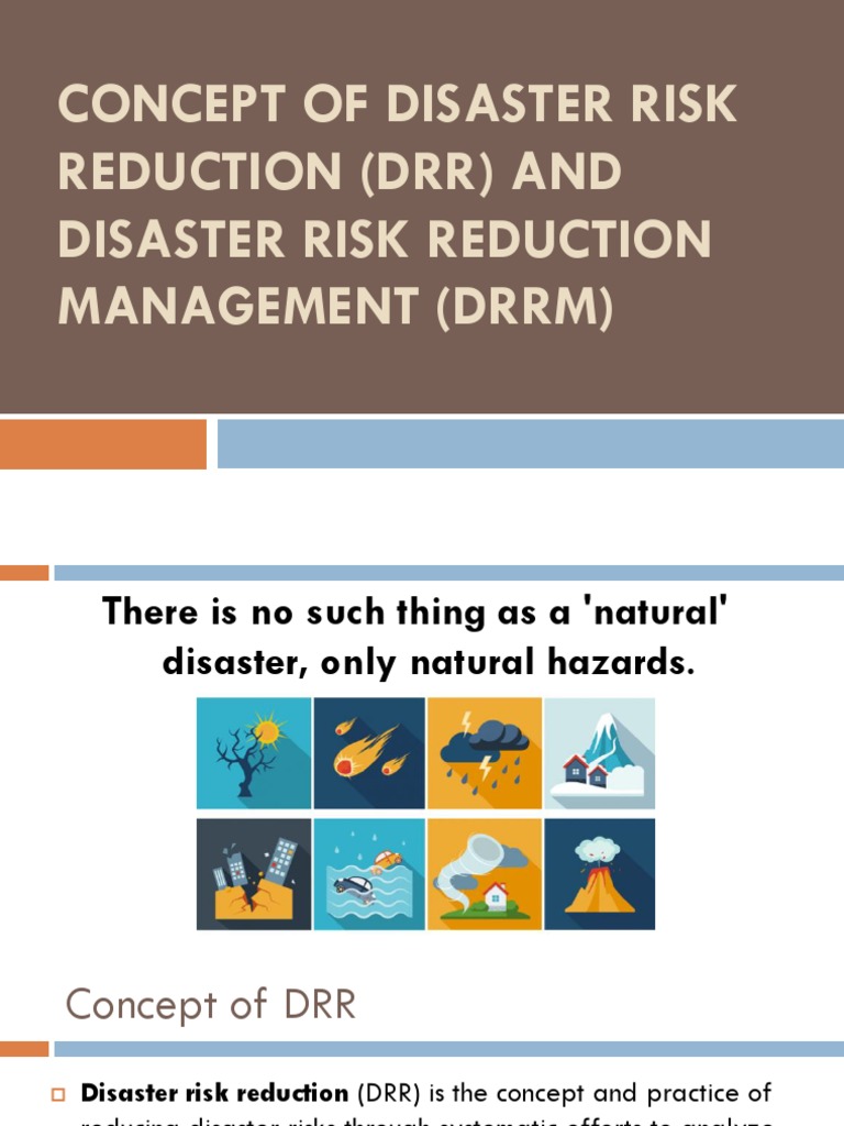 DRR Concept and Management | PDF | Disaster Risk Reduction | Hazards