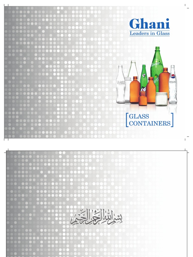 Ghani Glass Containers Catalog 2017 | PDF | Corporate Social ...