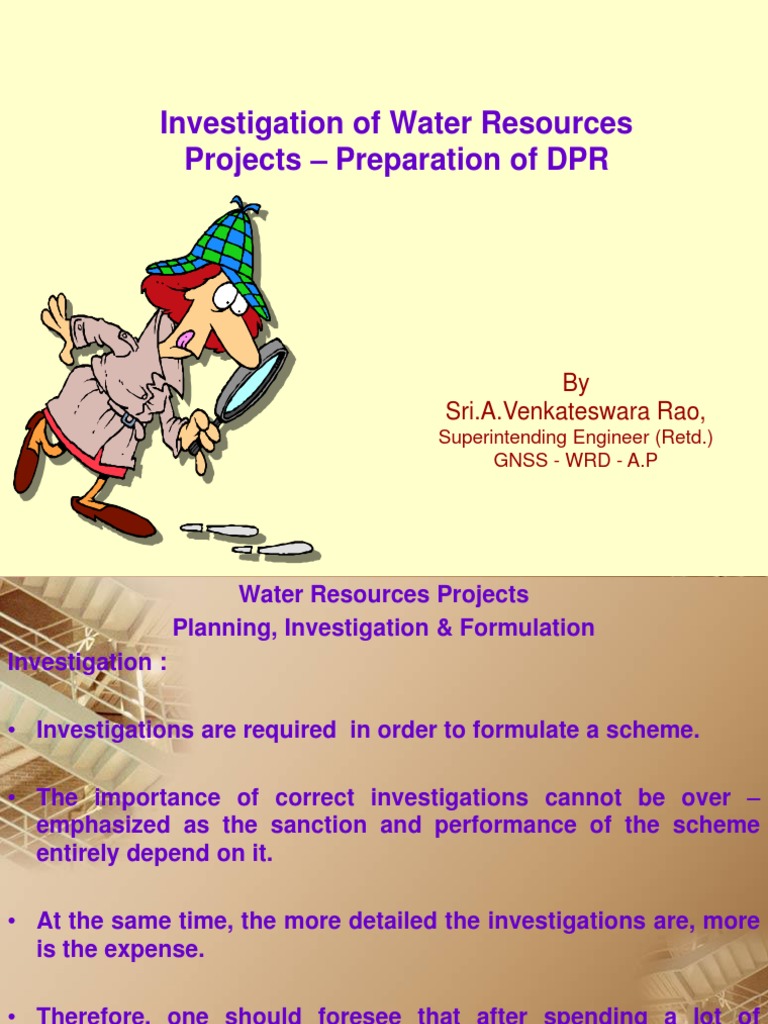 Water Resource Project Investigations | PDF | Environmental Degradation ...