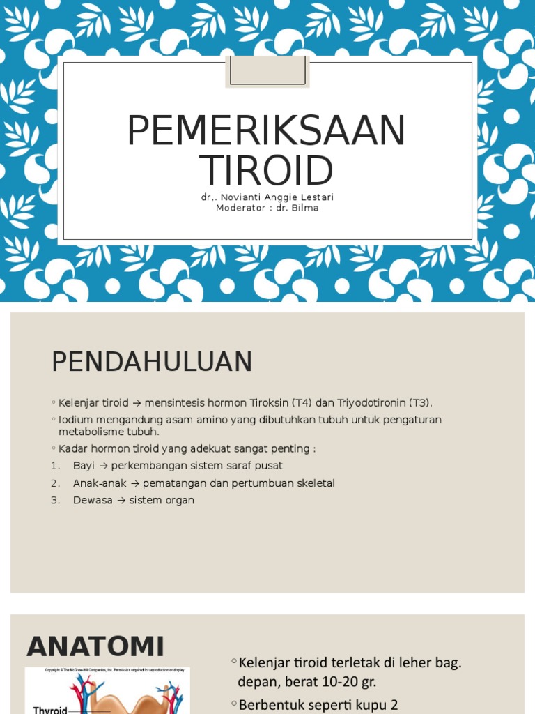 Pemeriksaan Tiroid | PDF