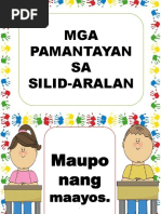 Mga Alituntunin Sa Klase | PDF