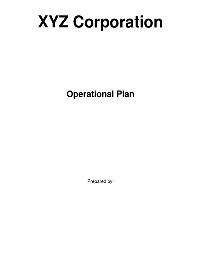 XYZ Corporation Business Plan | PDF | Revenue | Retail