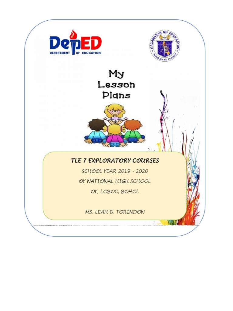Lesson Plan Cover | PDF