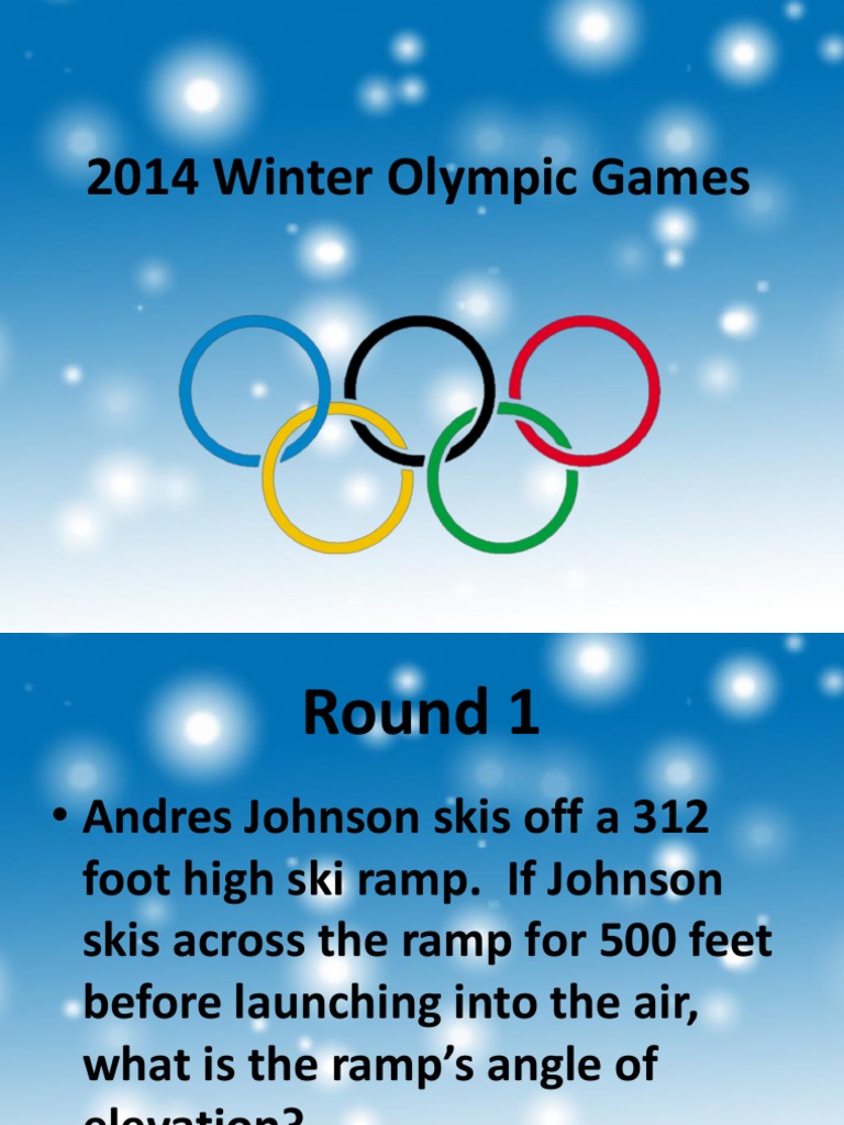 2014 Winter Olympic Games | PDF