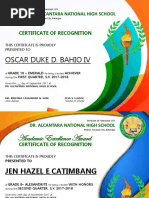 Certificate Intrams Winners - Short | PDF