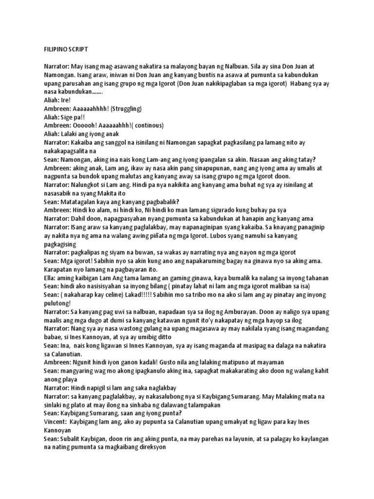 Filipino Script | PDF