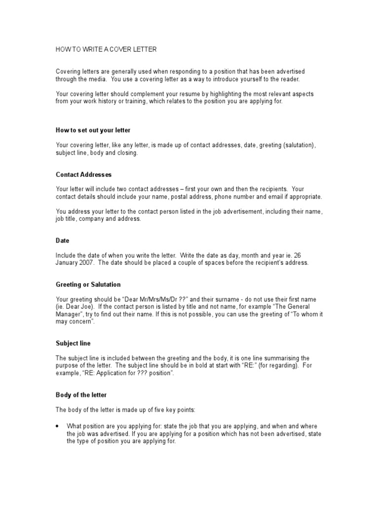 How To Set Out Your Letter | PDF | Communication