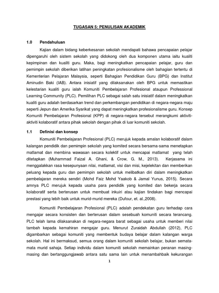 Penulisan Akademik | PDF