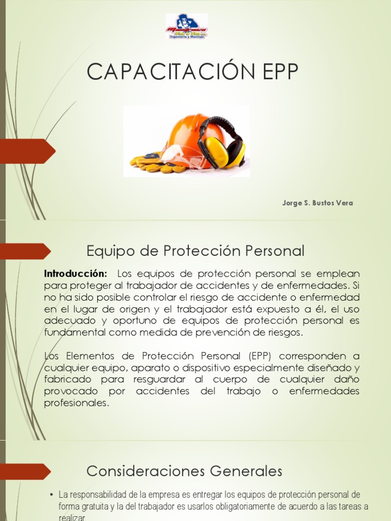 Capacitación Epp | PDF | Zapato | Guante