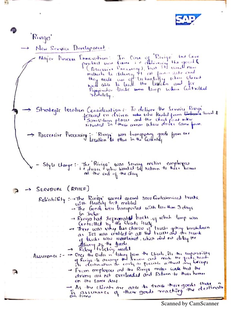 Rivigo Case Analysis | PDF