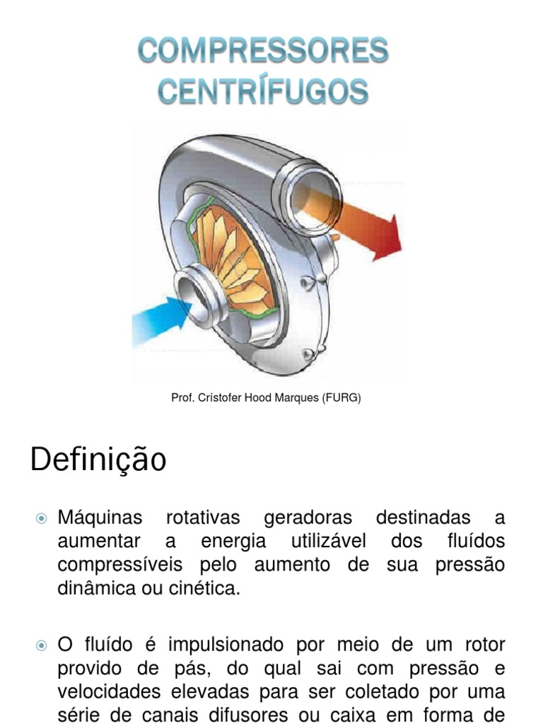 4-Compressores centrífugos.pdf | Turbocompressor | Mecânica Clássica