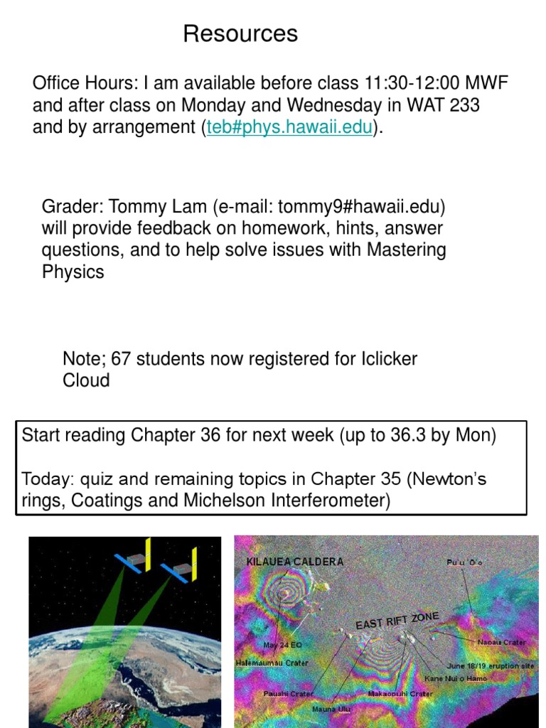Interference Lecture3 | PDF | Interferometry | Wavelength