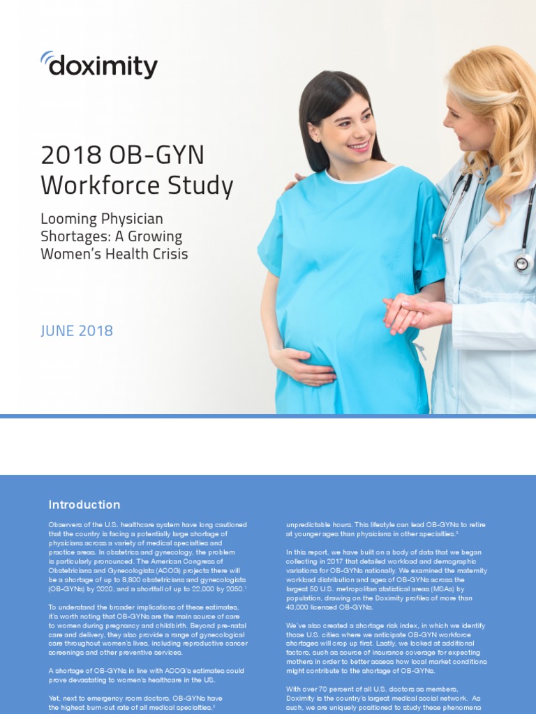 OB-GYN Workload and Potential Shortages 2018 | PDF | Obstetrics ...